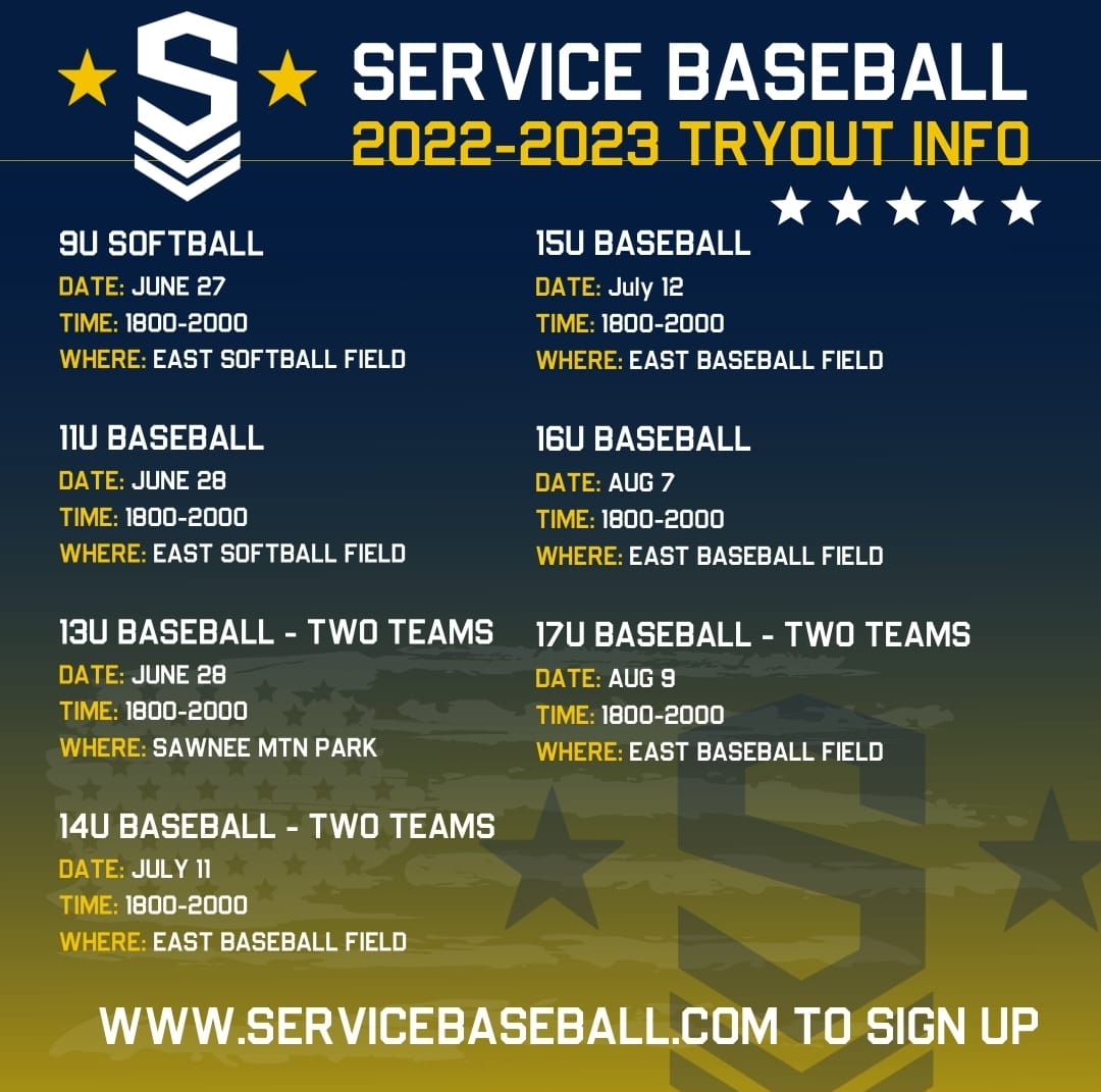 Service Baseball | Tryouts